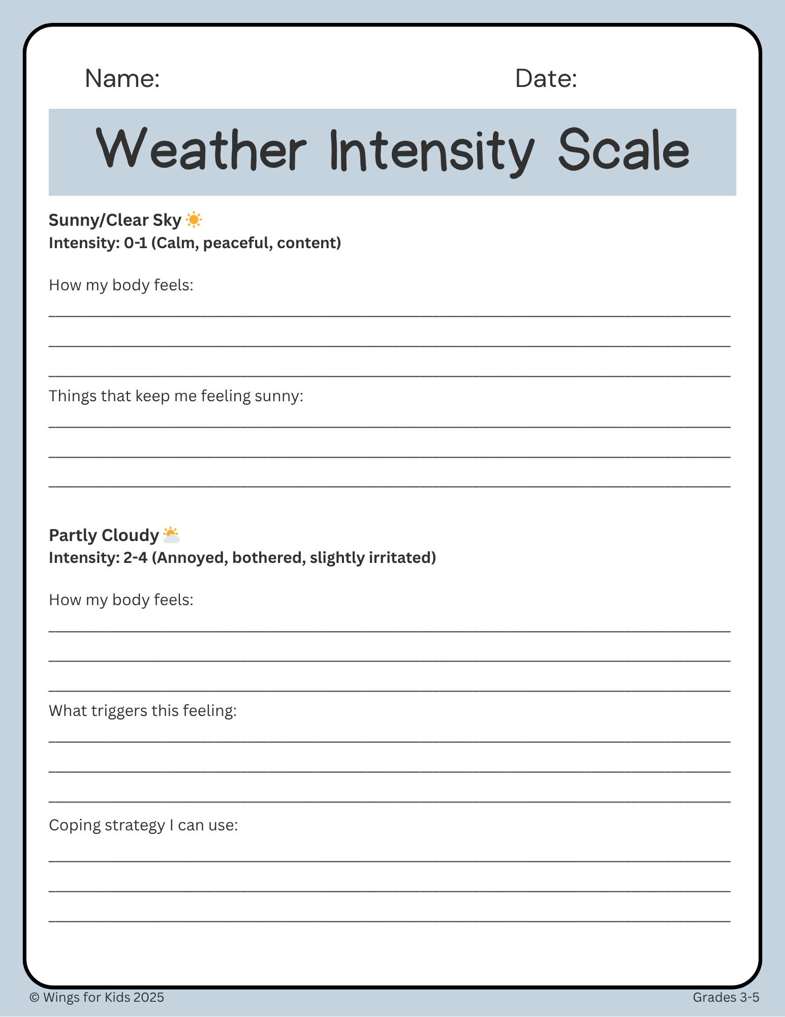 Mini-Lesson: Weathering The Storm Of Emotions - My Soar with Wings